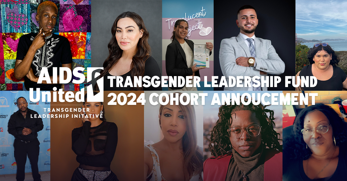 Transgender Leadership Initiative announces 2024-2025 cohort - AIDS United